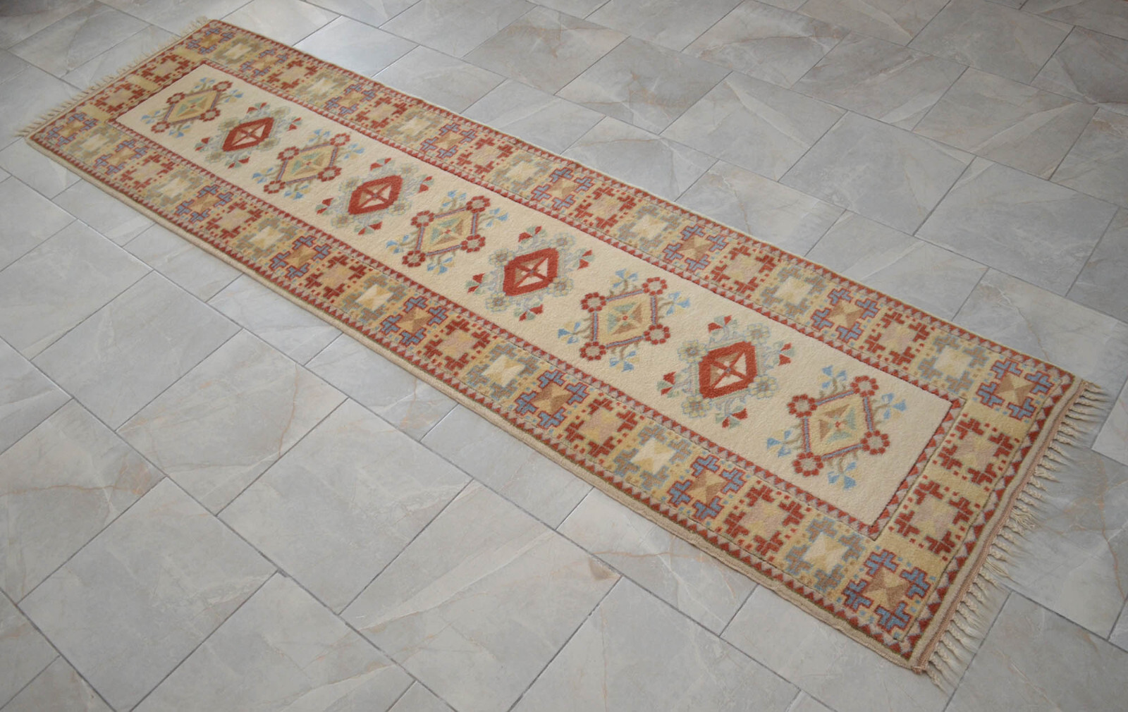 3x10 Runner Rug Hand Made Rug Turkish Rug Wool Rug Milas Rug 2'9'' x 10 ...