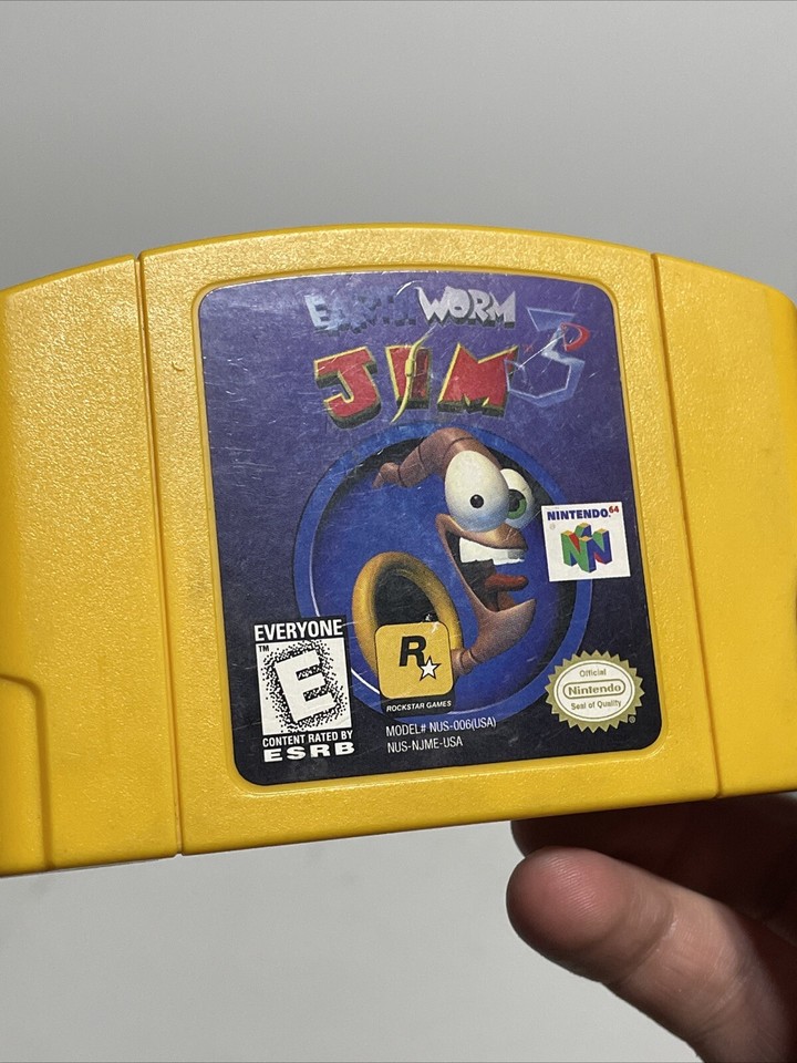 Earthworm Jim 3D (Nintendo 64 N64) Authentic Tested | eBay