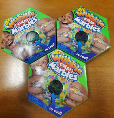 3 Pack: Big Wubble Fulla Marbles Toy Sqeeze Squish & Twist It Ages 6 ...