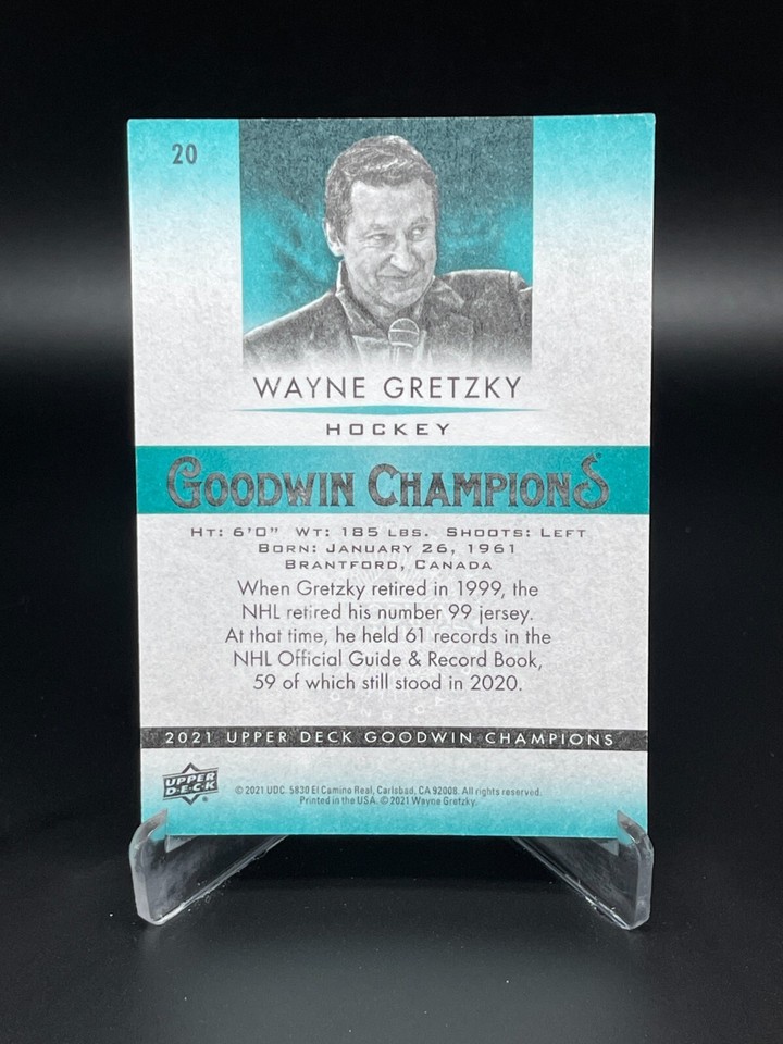 2021 Goodwin Champions - Base #20 Wayne Gretzky - Free Shipping | eBay
