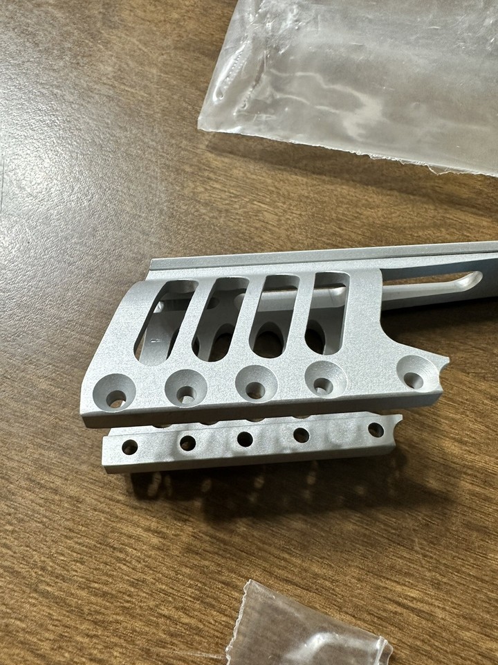 RARE Caspian Arms 1911 Silver Pistol Rail Mount NEW! | eBay