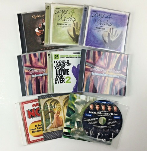 Lot 10 Religious Christian Music CDs Worship Songs CD Religious Gift | eBay