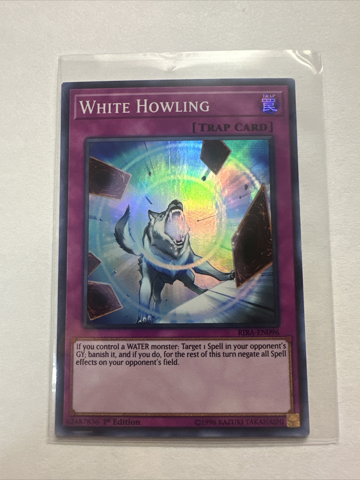 Yugioh! White Howling - RIRA-EN096 - Super Rare - 1st Edition Near Mint ...