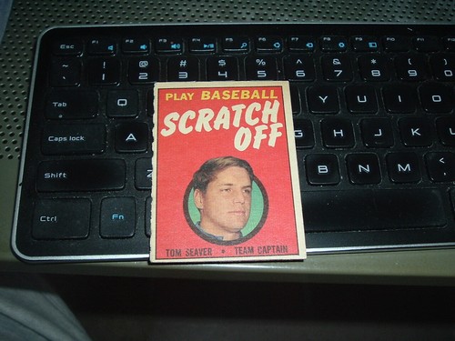 1971 Topps Scratch Off Insert Red Interior Unscratched Tom Seaver New ...
