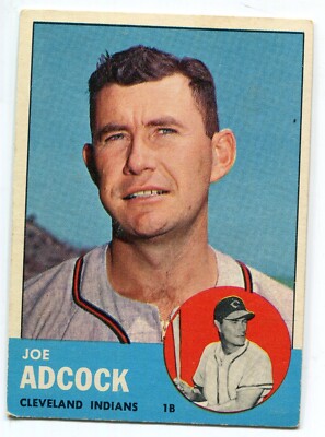 Baseball card: JOE ADCOCK Topps 1963 #170 | eBay
