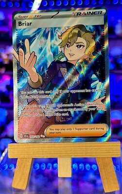 Briar 163/142 Ultra Rare Full Art Stellar Crown Pokemon Card NM Pack ...