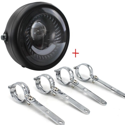 Universal 12V LED Headlamp Hi/Lo Beam Headlight With 51-60mm Mount ...