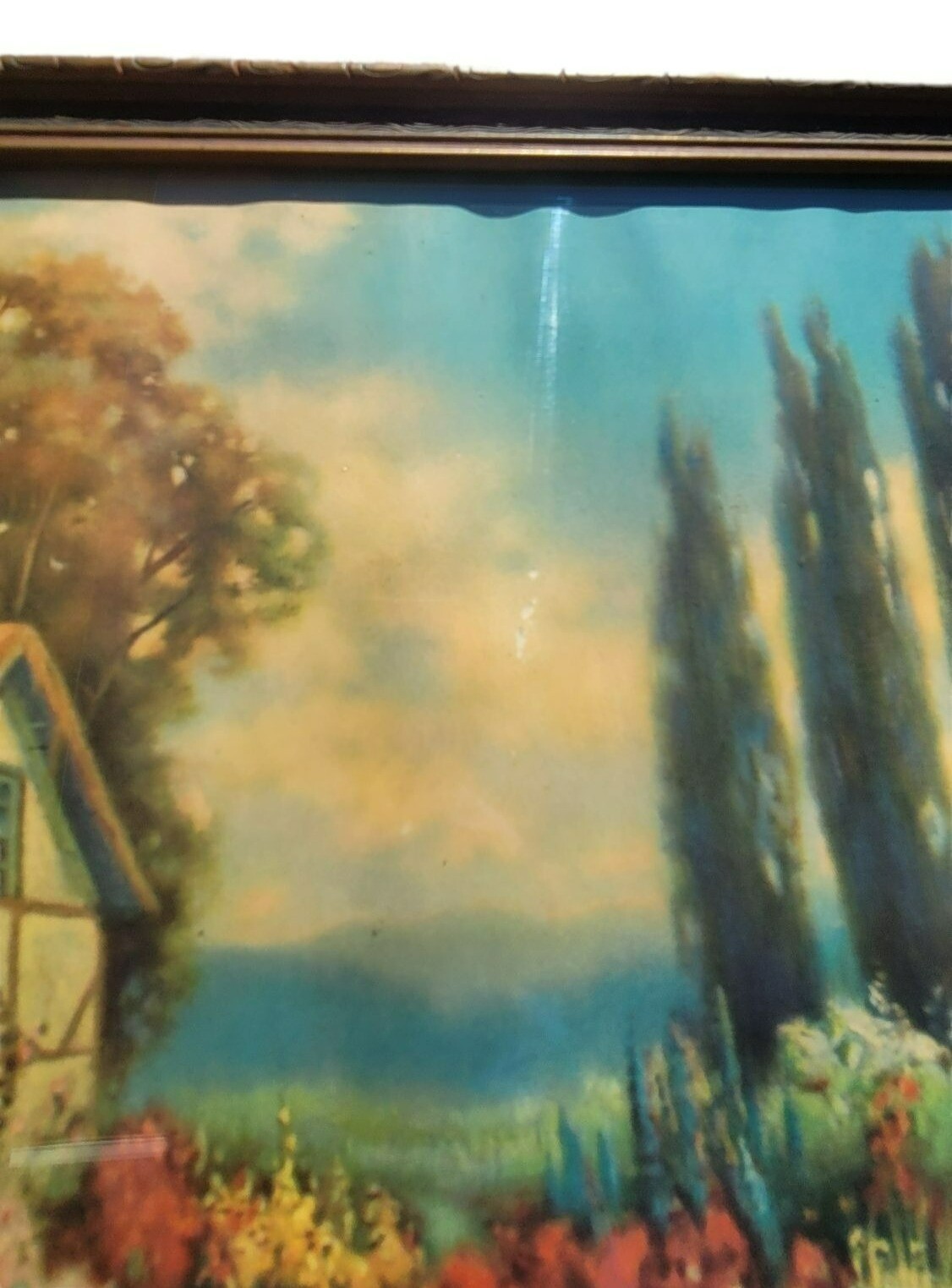 Antique R. Atkinson Fox An Old Fashioned Cottage Framed Art Print ...