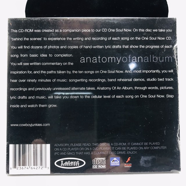 Anatomy Of An Album (CD Rom) by Cowboy Junkies (CD, Jun-2004, Latent ...