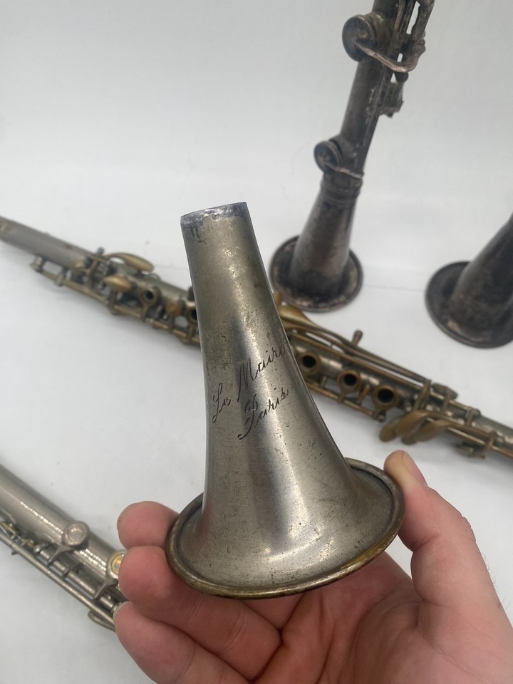 Antique vintage woodwind instrument Lot parts / untested/rough for ...