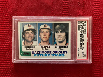 1982 Topps Orioles Future Stars rookie card / Cal Ripken Jr. / PSA 8 ...