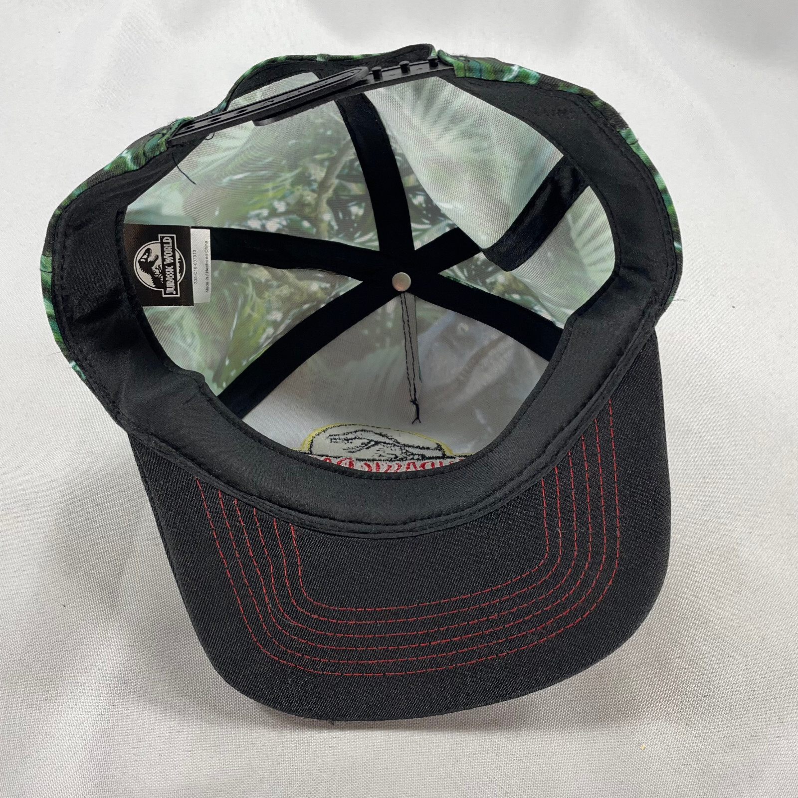 Jurassic Park All Over Print Raptor Snapback Baseball… - Gem