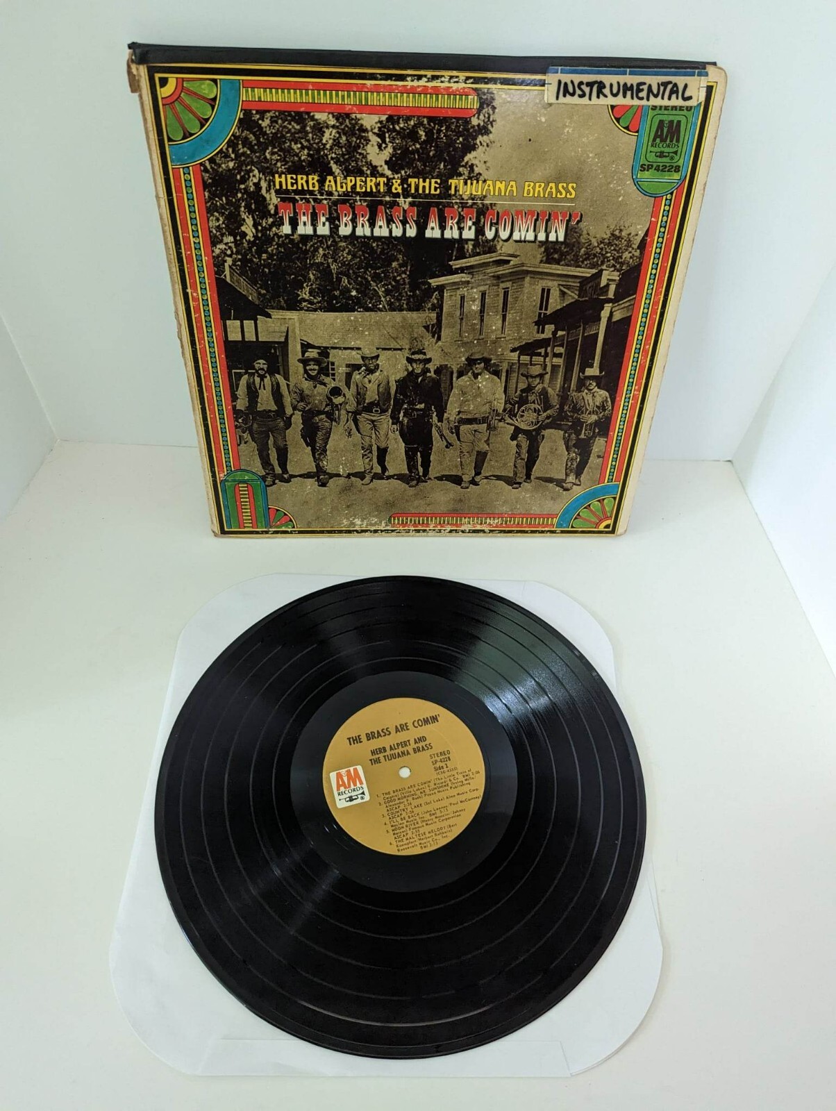 HERB ALPERT THE BRASS ARE COMIN' SP-4228 LP VINYL RECORD | eBay