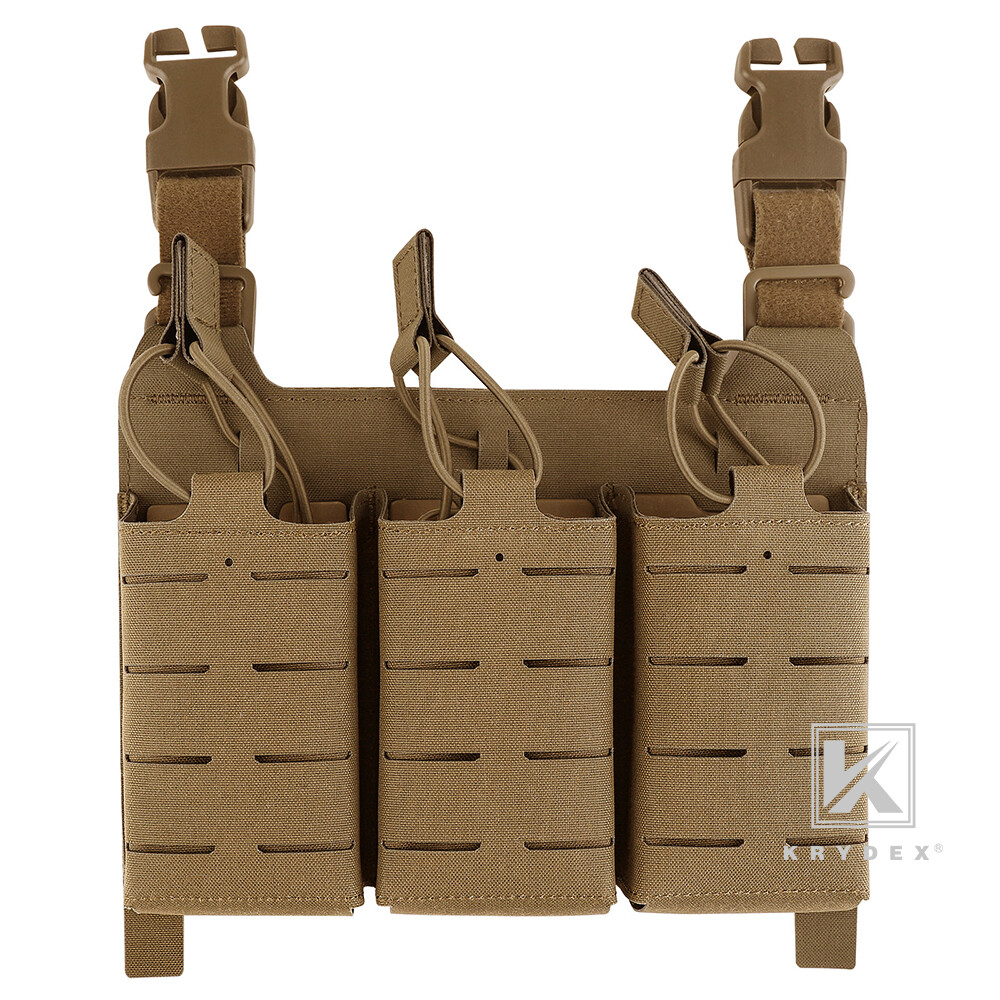 KRYDEX Tactical KTAR Front Flap 5.56 Triple Mag Magazine Pouch Placard ...