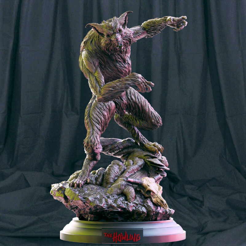 Terrifying Werewolf Resin Figure Model Kit 1/24 Scale Unassembled ...