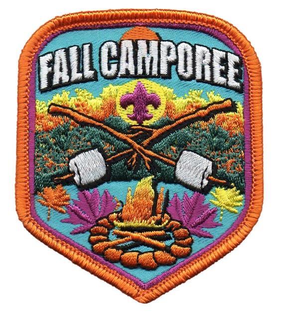 Boy Cub Scouts of America BSA 3 inch FALL CAMPOREE Activity Patches ...