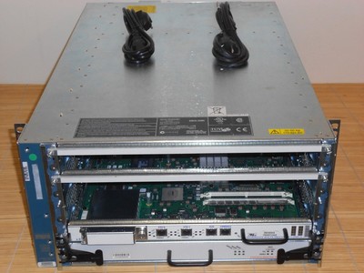 CISCO 12404 GSR4/80-AC 4-Slot Chassis Router 2xAC Power CSF Card+PRP-1 ...