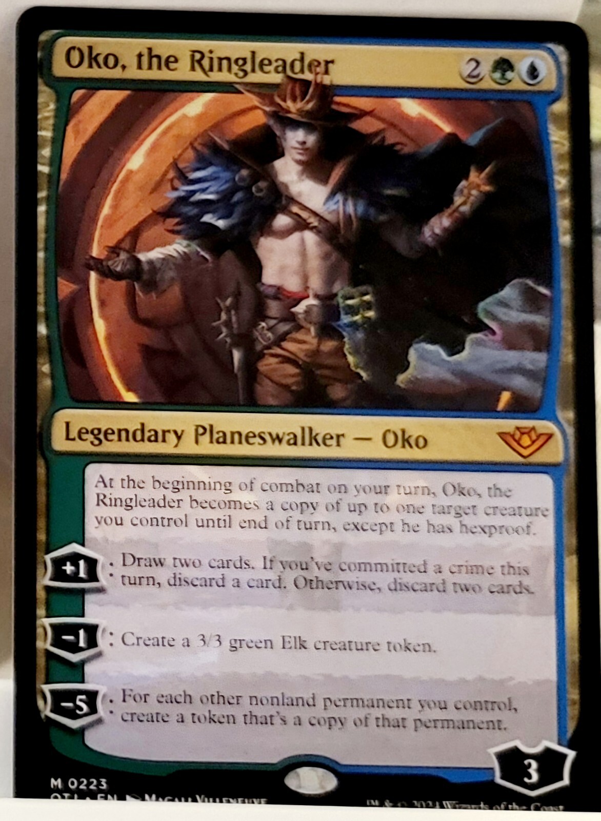 MTG Oko, the Ringleader Outlaws of Thunder Junction 0223 Regular Mythic ...