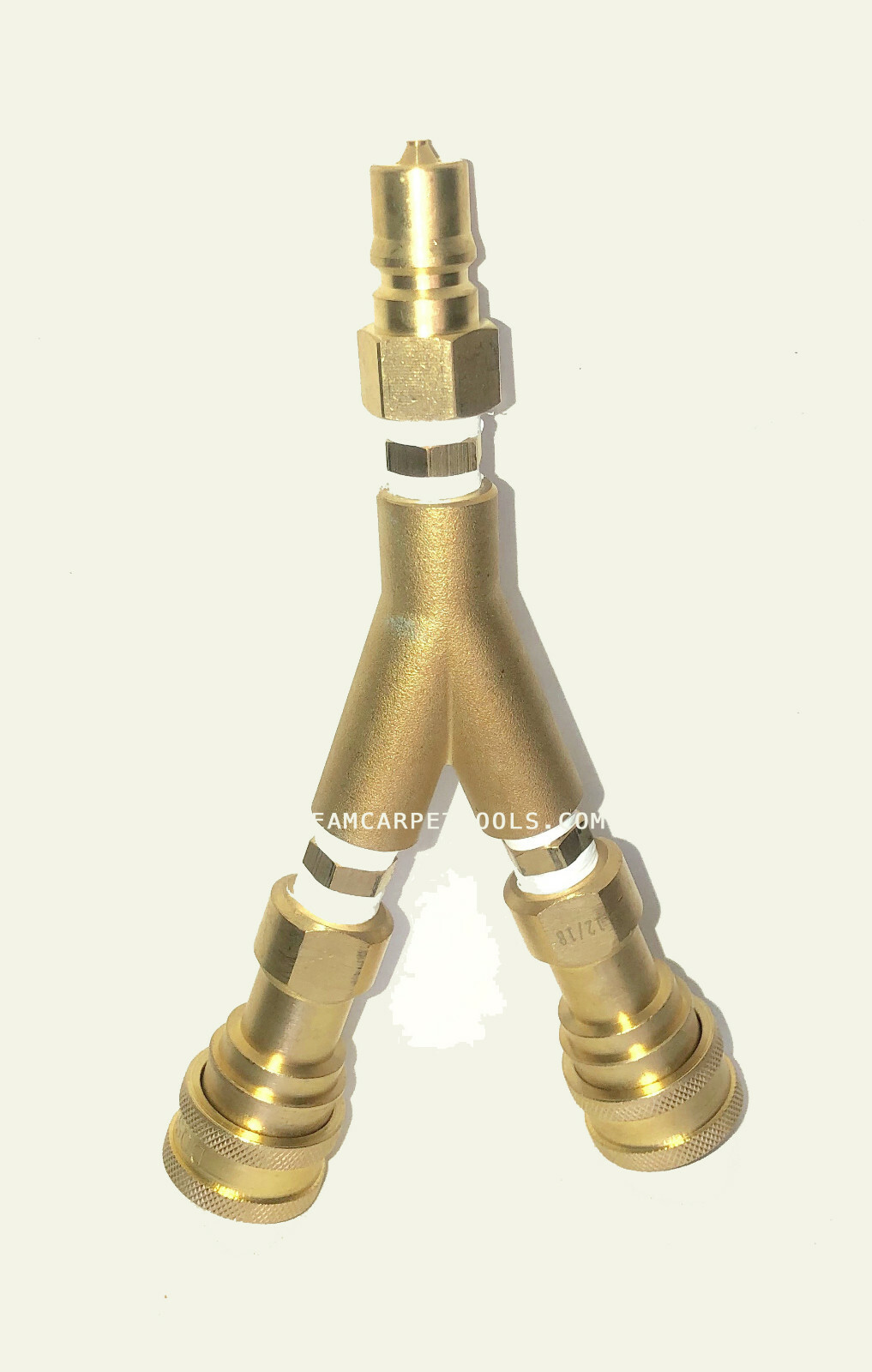 2" Vacuum Hose & 1/4" Solution Line Brass Splitter Carpet Cleaning ...
