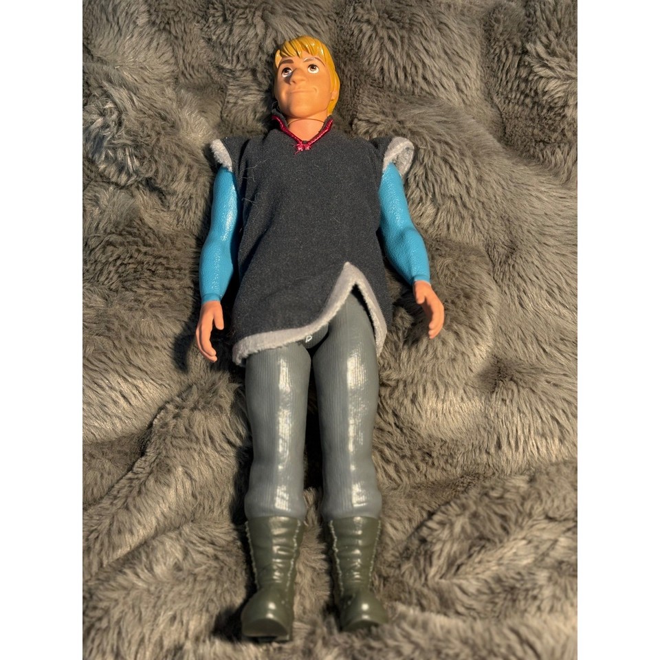 Disney Frozen Kristoff Action Figure Doll Adventure Outfit Toy plastic ...