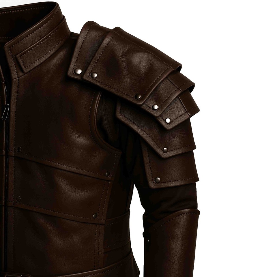 Men Medieval Leather Armor Suit - Leather Knight Viking Armor LARP ...