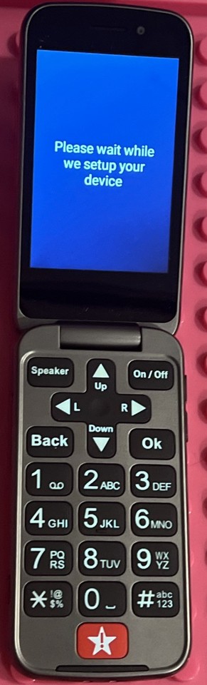 Lively Jitterbug Flip 2, TCL, 4058P, Red, Flip Phone, Unlocked, Reset ...