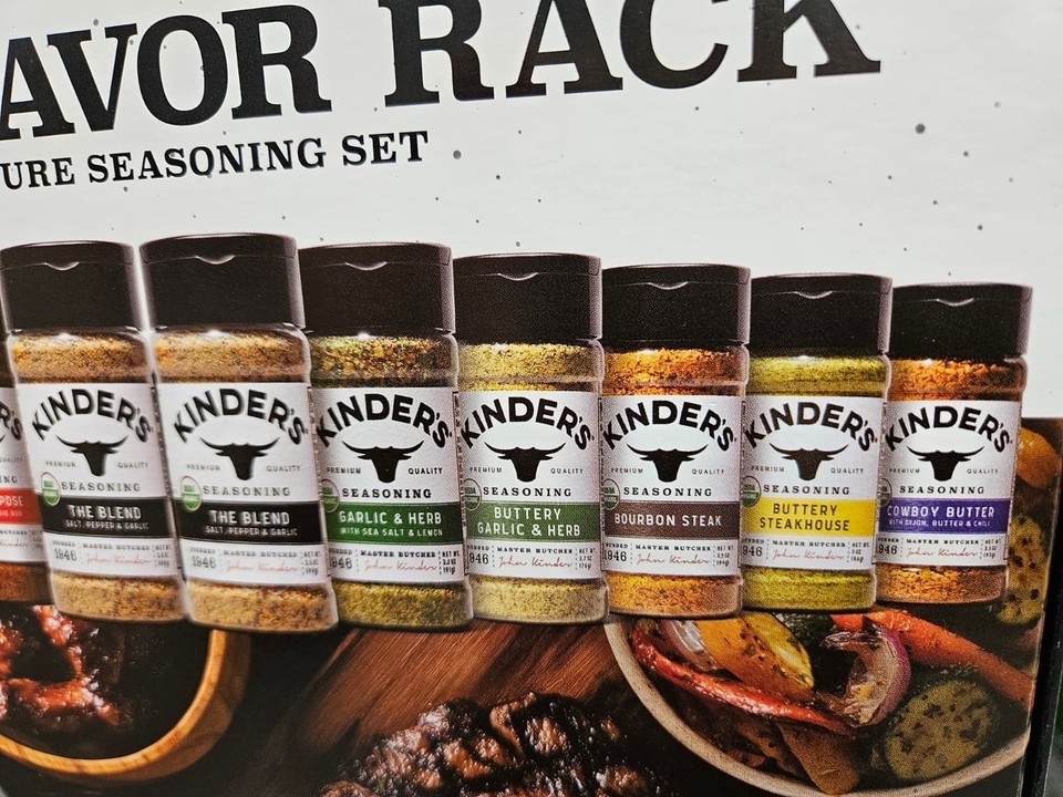 Kinder’s The Flavor Rack Signature Seasoning Set, Contains 12 Bottles ...