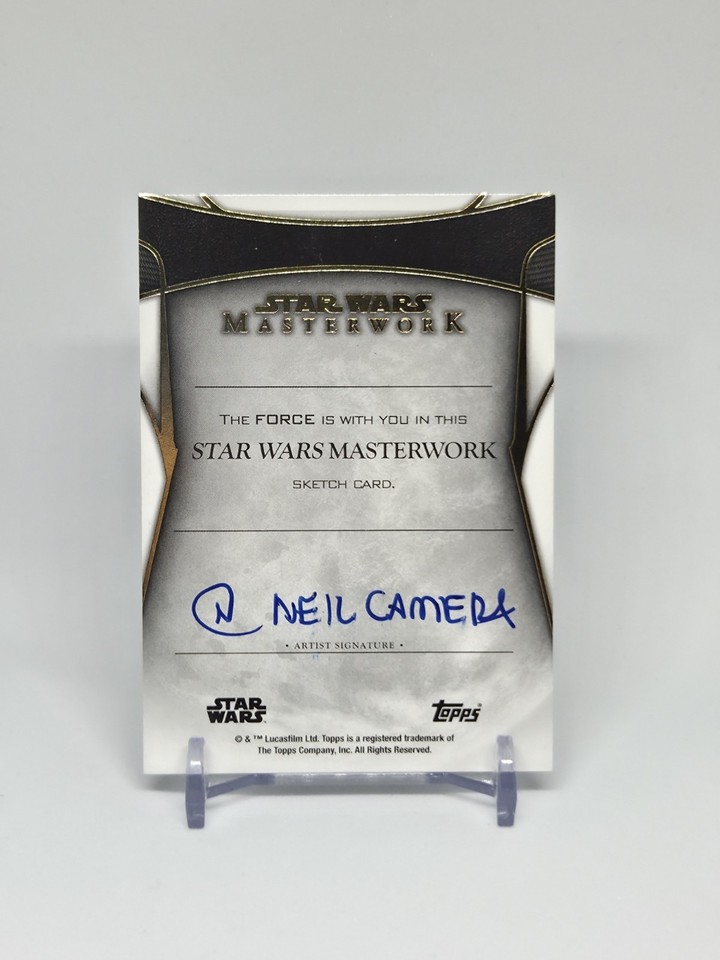 2024 Topps Star Wars Masterwork Stormtrooper 1/1 Sketch Neil Camera | eBay