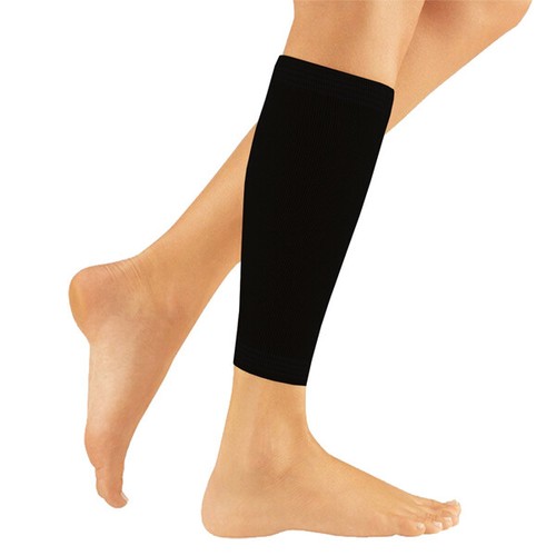 Max Compression Nylon Integrated Dual Calf Supports, Black, 2 Count ...