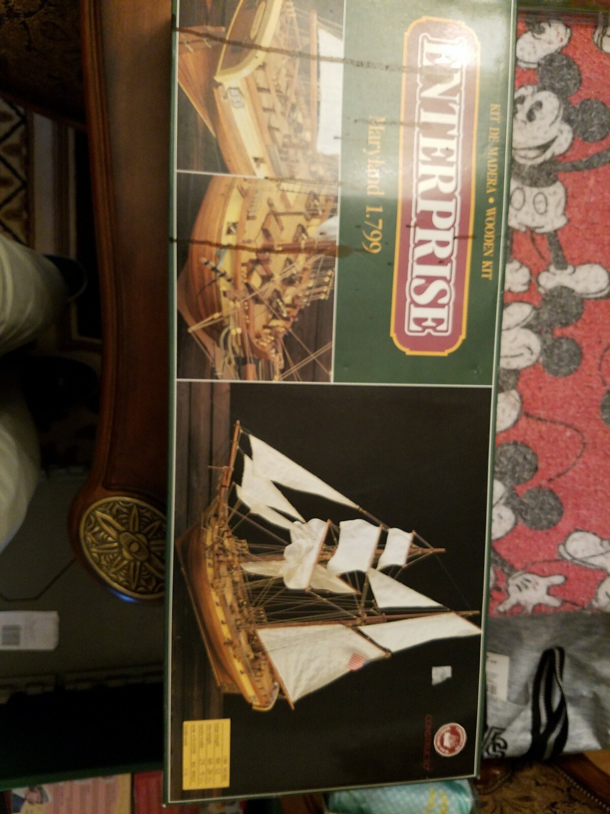 Constructo 80822 Enterprise Maryland 1799 Sailing Ship Wooden Model Kit ...