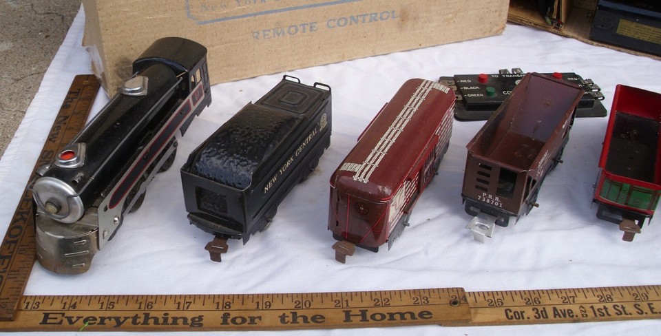 MARX STEAM LINE ELECTRIC TRAIN 7 PIECE SET BOXED 3987 | eBay