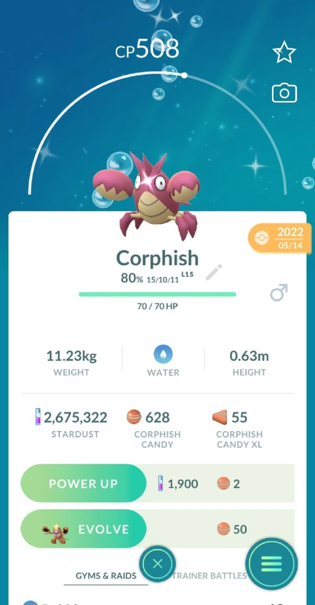 Shiny Corphish