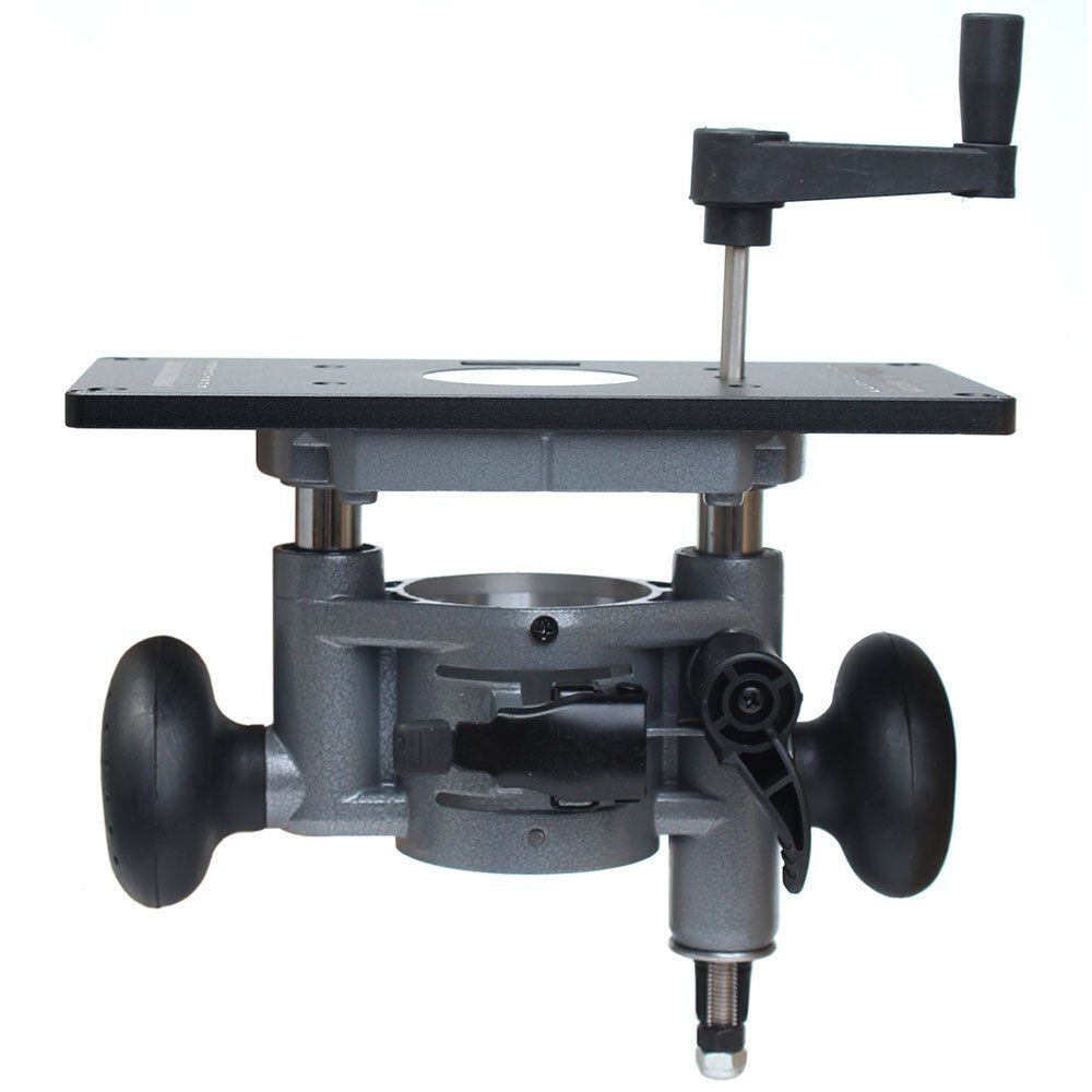 Router Table Insert Plate Lift Refit Trimming Machine Aluminum Flip ...