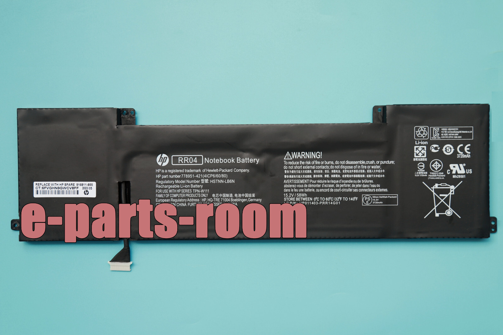 RR04 Genuine Battery for HP Omen 15 15-5014TX 15-5001NA 15-5001NS HSTNN ...