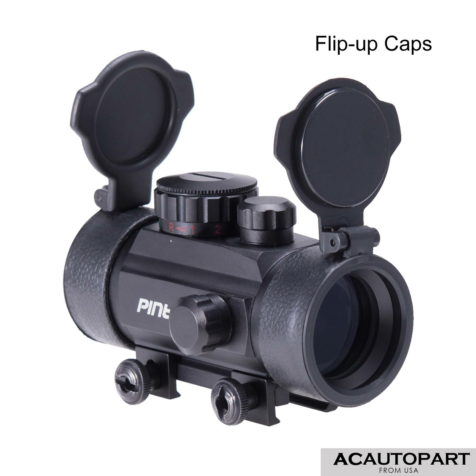 Tactical Holographic Red Green Dot Reflex Scope sight w/ Flip-up Lens ...