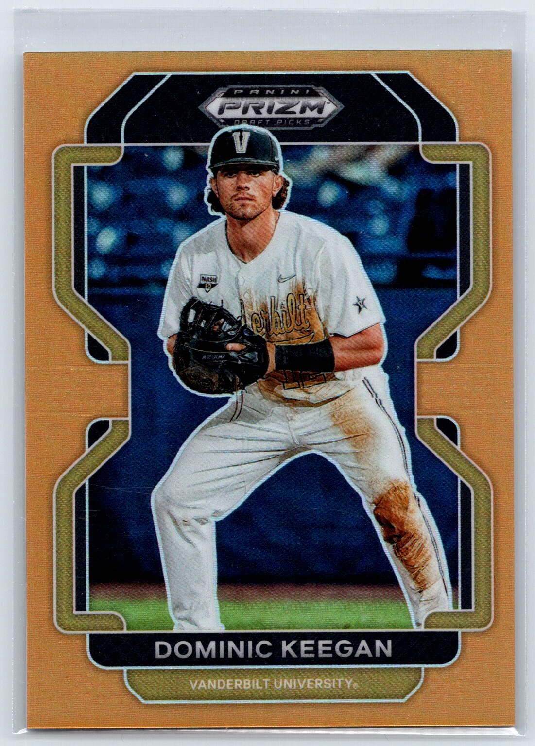 2022 Panini Prizm Draft Picks #PDP134 Dominic Keegan Neon Orange #/50 ...