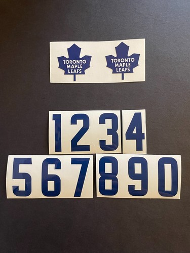 Replicated Vintage Leafs Helmet Decals Stickers Various brands (1 7/8 ...