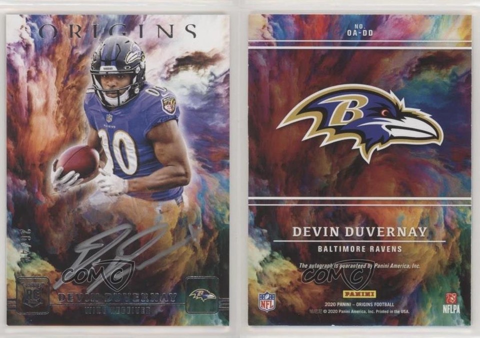 2020 Panini Origins Silver Ink 26/49 Devin Duvernay #OA-DD Rookie Auto ...