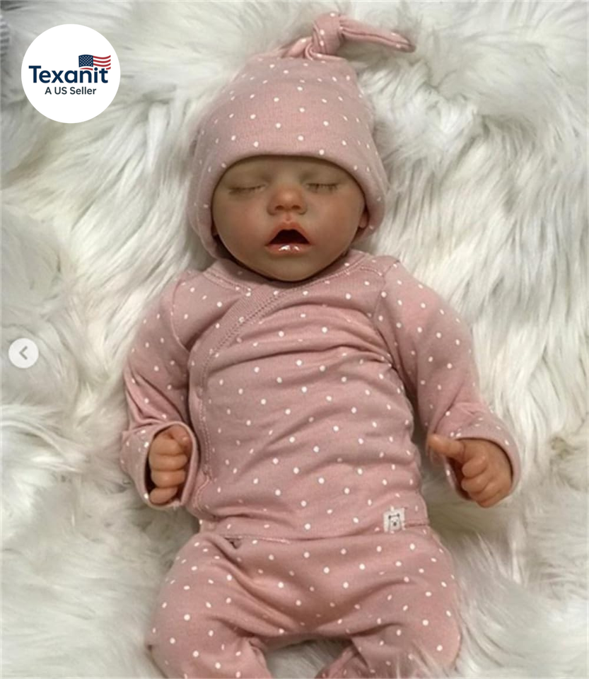Reborn Twins Girls, 18 Inch Lifelike Reborn Baby Dolls Silicone Full ...