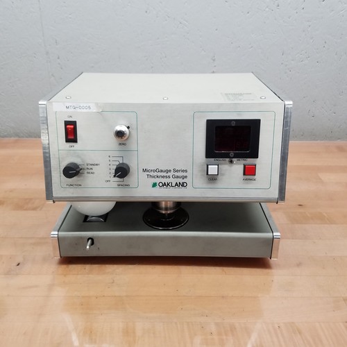 OAKLAND INSTRUMENTS CORP. MX-1210 MicroGauge Series Thickness Gauge ...