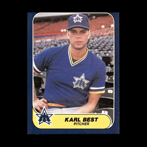 Karl Best 1985 Fleer Seattle Mariners #459 R318H 59 | eBay
