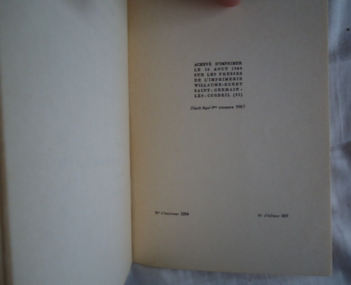 HISTOIRE D'O PAULINE REAGE (ANNE DESCLOS) - 1954 (THE HISTORY OF ...