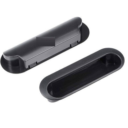 Plastic Recessed Handles Black Pull Handle Durable Cabinet Drawer ...