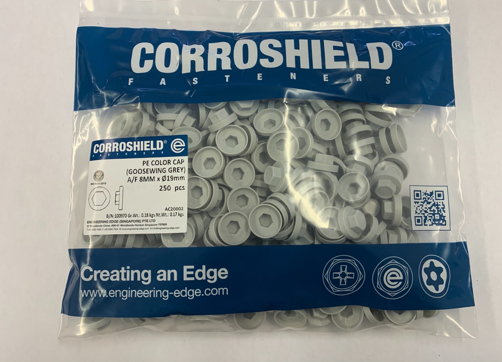 8mm Hex Head Tek Roofing/Cladding Screw Caps 16mm/19mm Various Colours ...