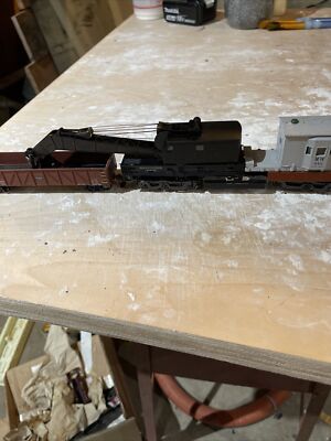 ho scale kitbash powered work train Rivarossi powered frame | eBay