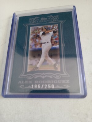 2007 ALEX RODRIGUEZ TOPPS STERLING CARD NEW YORK YANKEES. 196/250. | eBay