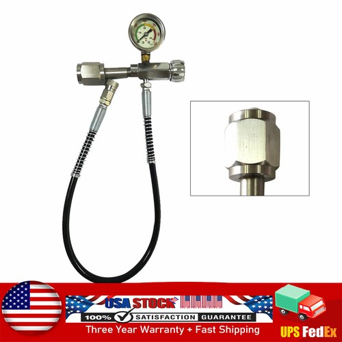 CGA347 SCBA Charging Fill Adapter 0-6000PSI w/60cm Hose Paintball Fill ...