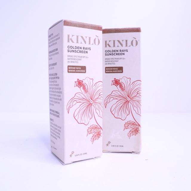 KINLO (Osaka) Golden Rays Sunscreen MEDIUM TINTED MINERAL SUNSCREEN SPF ...