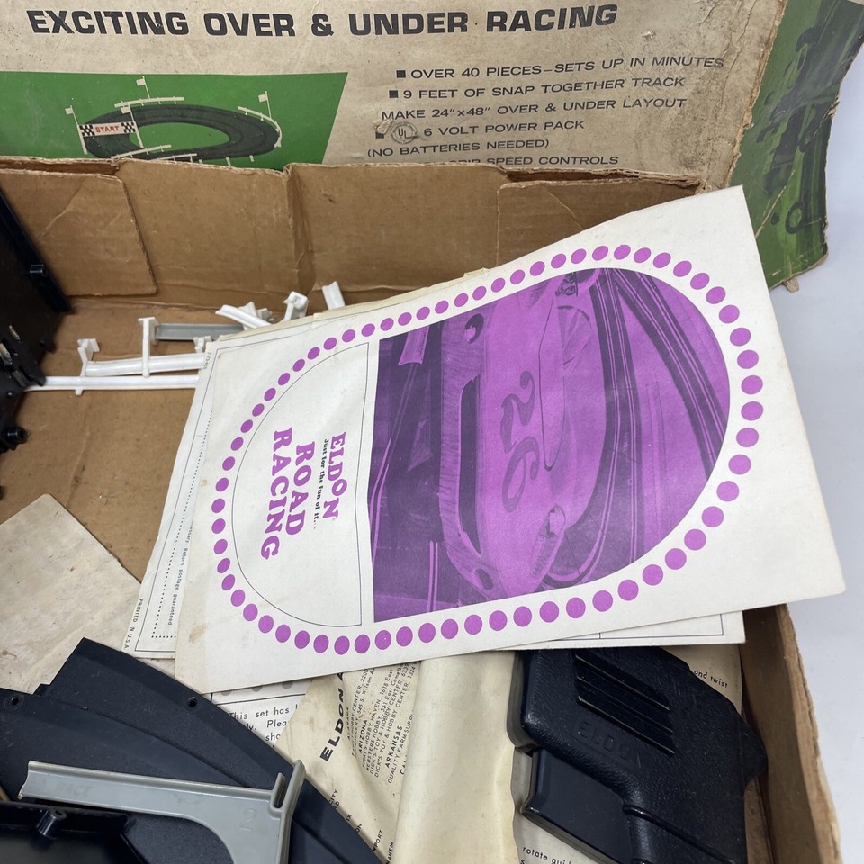 ELDON POWER PACK "8" ROAD RACING SLOT CAR SET 1/32 | eBay