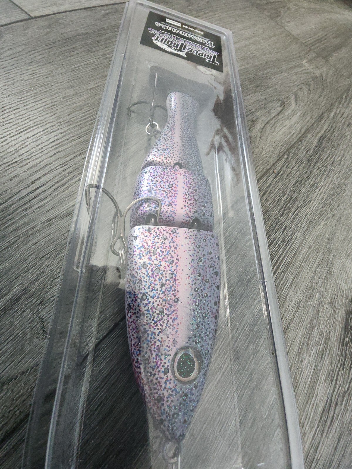 LIMITED EDITION 10 INCH TRIPLE TROUT, Big Bass lure,RARE FIND,SLOW SINK ...